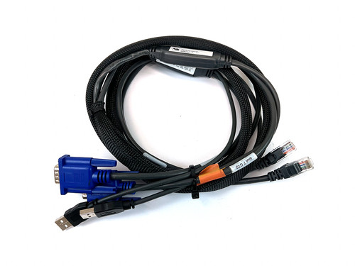 2PCS Vertiv Avocent USBIAC-7 7ft USB KVM Integrated Access Cable 520 ...