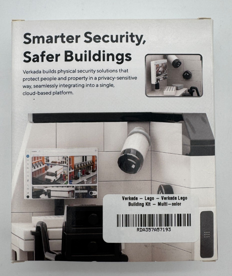 Verkada Security Operations Center Building Kit 77 PC Lego Set | eBay