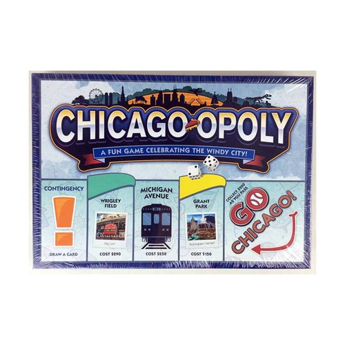 Late for the Sky Board Game Chicago-Opoly Box New 730799001062| eBay