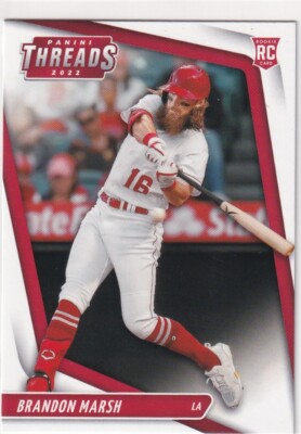 2022 THREADS RC BRANDON MARSH PHILADELPHIA PHILLIES ROOKIE CHRONICLES ...