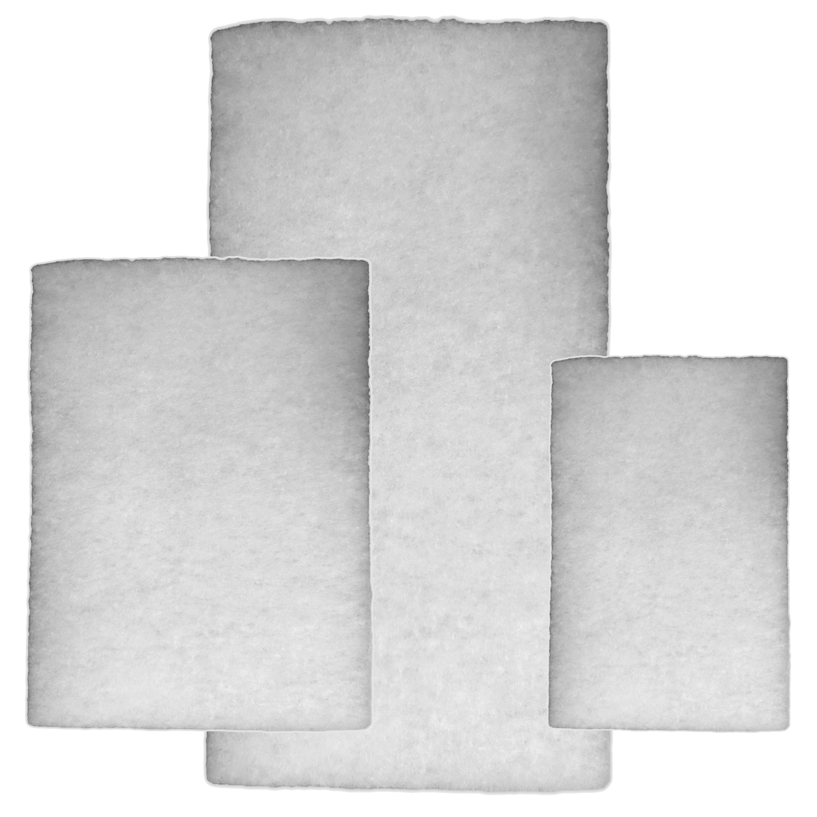 FISH POND FINE FILTER FLOSS SPONGE FOAM WADDING FLEECE 17x11 25x18 ...