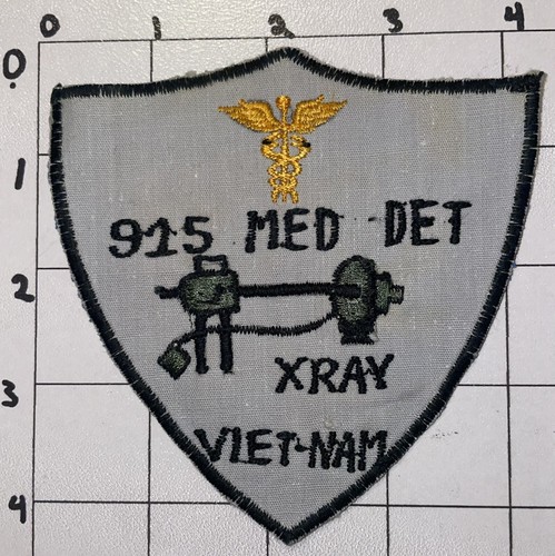 Vietnam War 915th Medical Detachment X-Ray Technician Patch (SEE ...