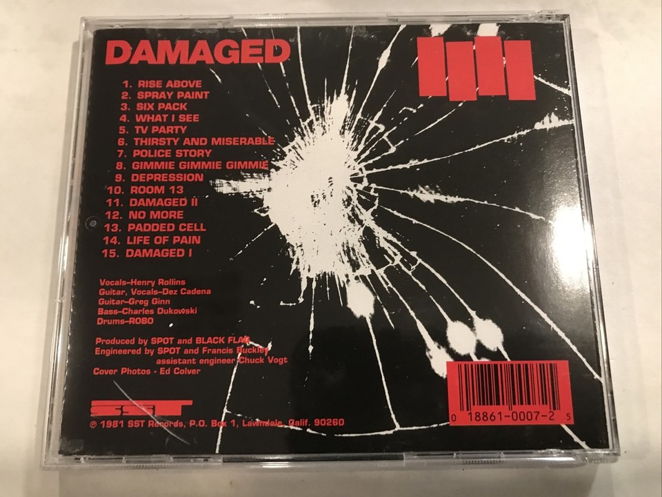 Black Flag – Damaged CD 1988 SST Records – SST CD 007 18861000725| eBay