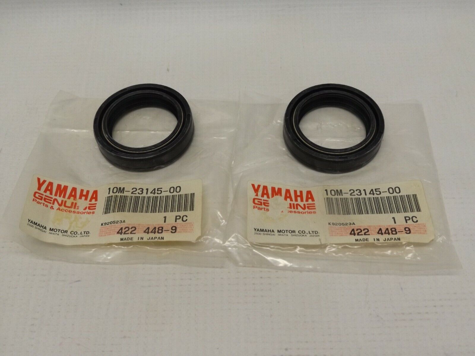 NOS YAMAHA 10M-23145-00-00 FRONT FORK OIL SEAL SET XJ1100 | eBay