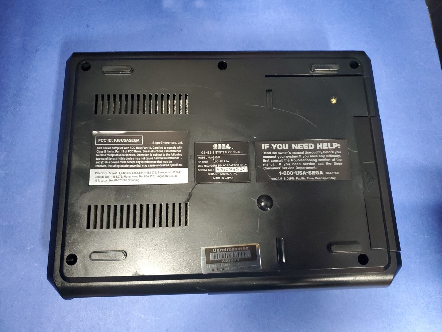 Sega Genesis Model 1 Console System - High Definition & Completely ...