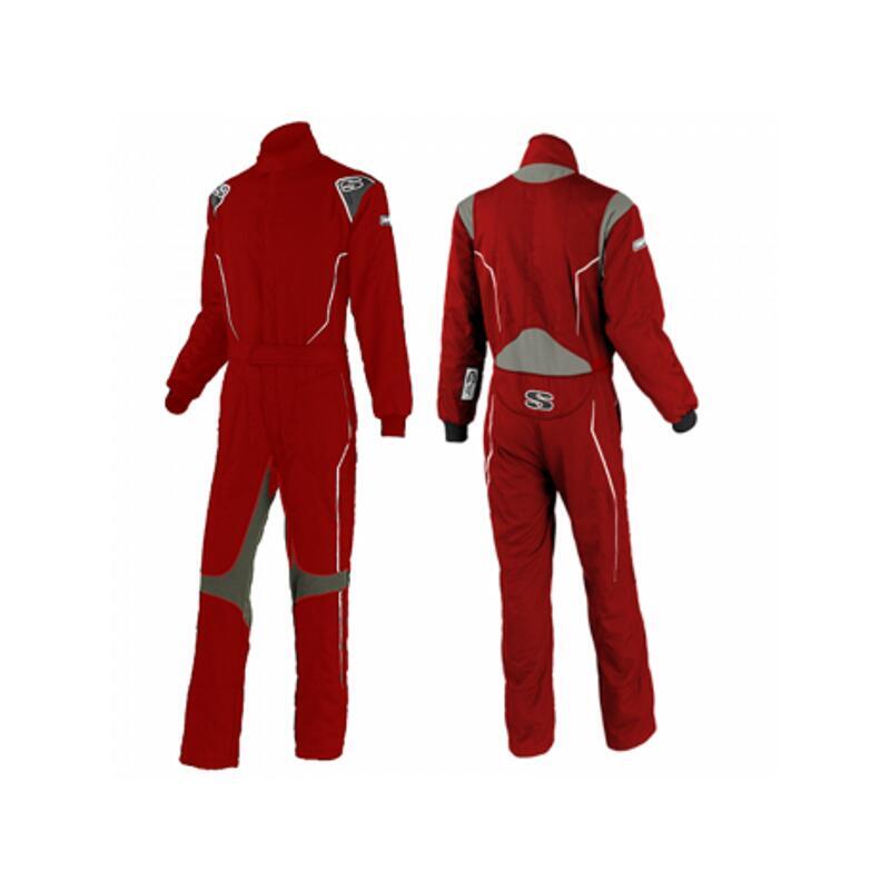 Simpson Racing Suit HX03121; Small Red, Gray | eBay