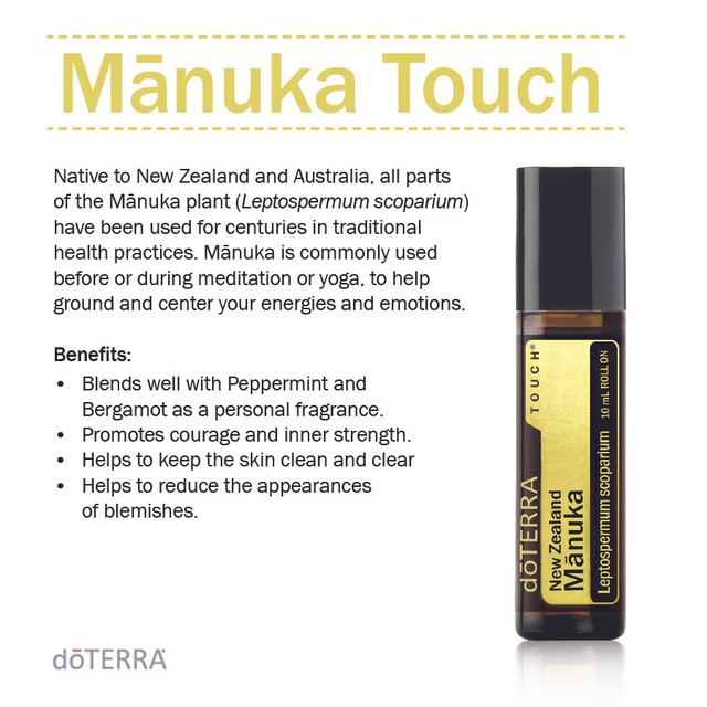 doTERRA Manuka Touch 10ml Therapeutic Grade Pure Essential Oil ...