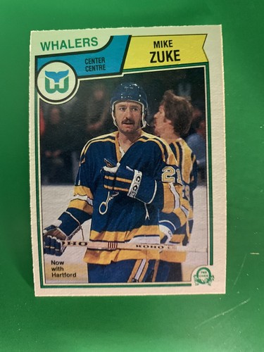 1983-84 O-Pee-Chee Mike Zuke Hartford Whalers #322 | eBay