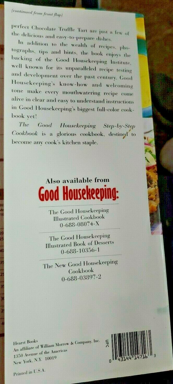 The Good Housekeeping Step bY Step Cookbook 1997 1st Edition More than ...