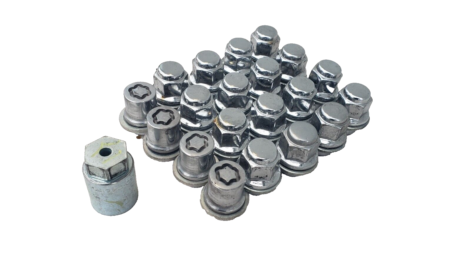 2015-2023 TOYOTA COROLLA LEXUS PRIUS LUG NUT SET 20 WITH SECURITY KEY ...