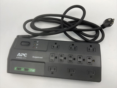APC 11-Outlet Surge Protector Power Strip w/USB Charging Ports P11U2 ...