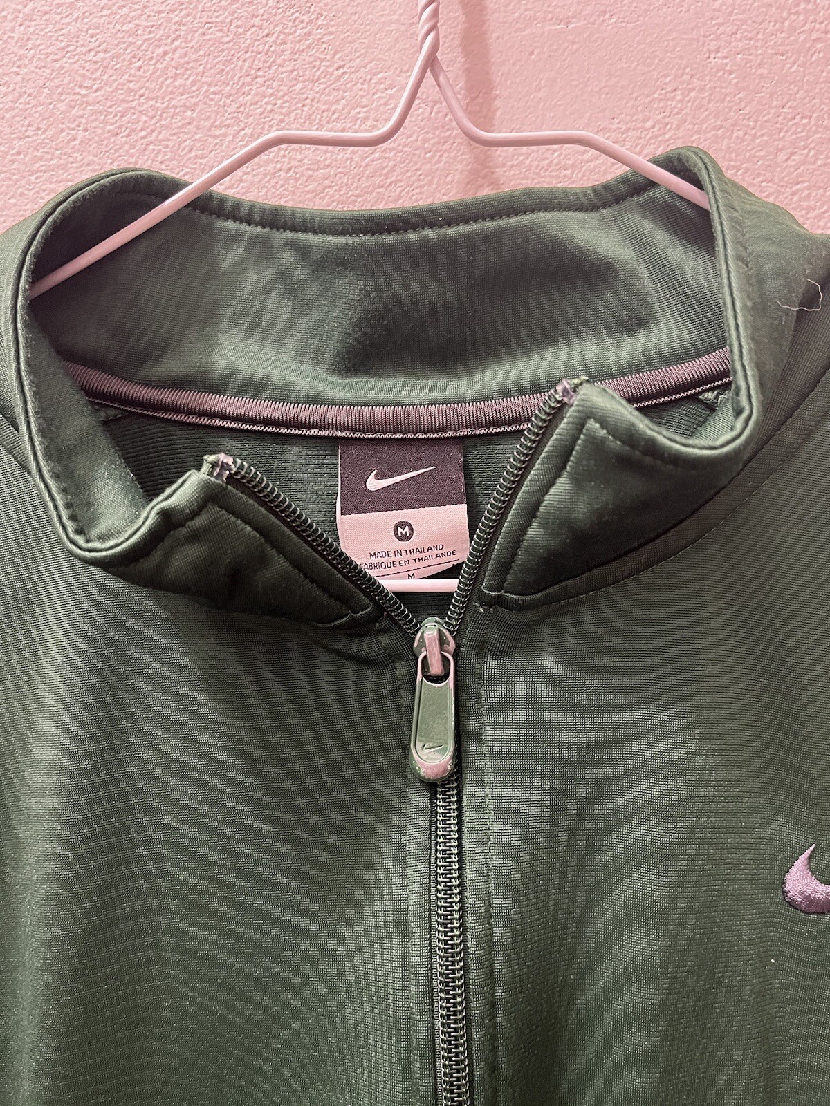 Throwback Green Nike Zip Up Jacket Size Medium | eBay