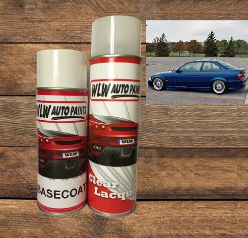 FOR BMW AVUS BLUE 276 2K SOLVENT BASECOAT MIXED AEROSOL SPRAY PAINT | eBay
