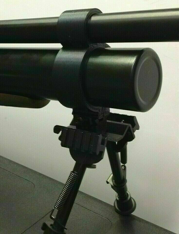 Kral NP500 Picatinny Weaver Rail Mount Barrel Band For Bipod Torch ...