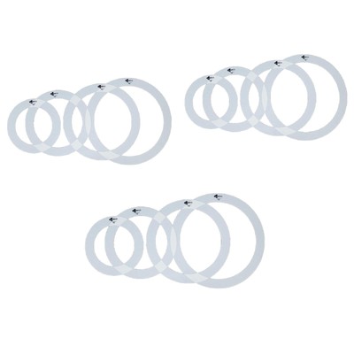 4Pcs Drums Mute Rings Drum Parts Accessory Sturdy Percussion ...