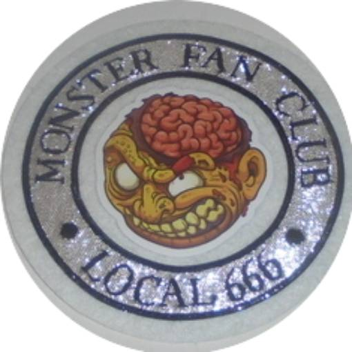 Monster Madballs Game Fan Club Member Patch Button Pin Bash Brain ...