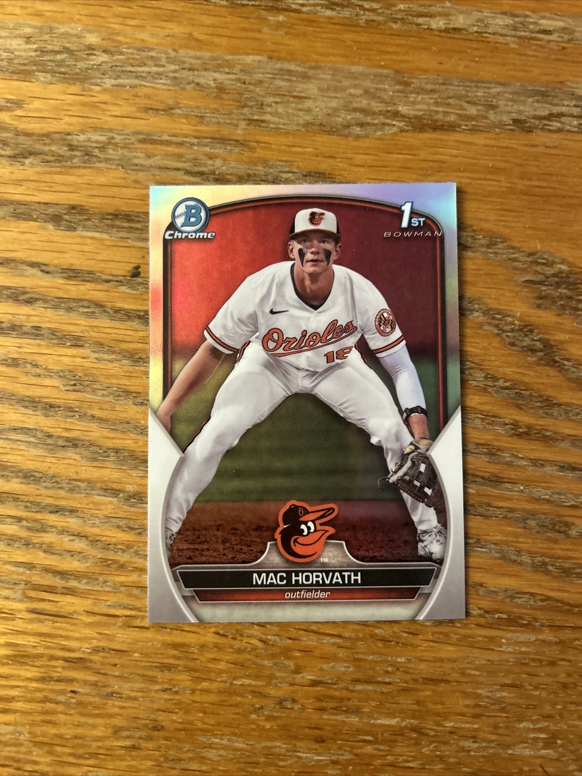 2023 Bowman Draft Baseball Mac Horvath 1st Refractor + 3 1sts Rays Stud ...