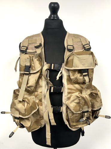 British Military Desert DPM Camo Adjustable Tactical Webbing Assault ...