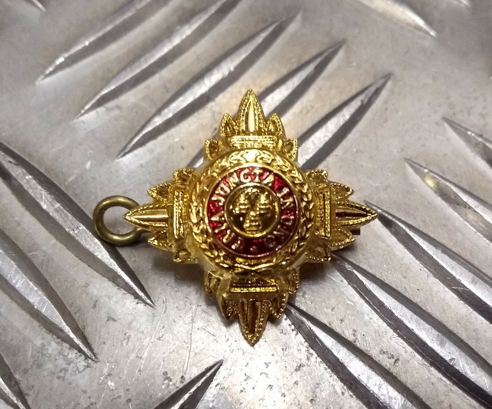 Genuine Military Issue Officers Rank Pips Metal 1 Pair Tria Juncta In ...