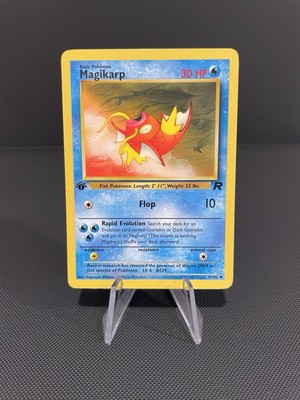Pokémon Card 1ST EDITION Magikarp Team Rocket 47/82 WotC Vintage 2000 ...