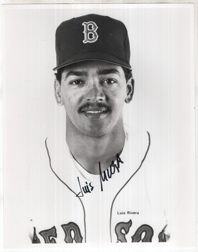 Luis Rivera Red Sox Autographed 8x10 Photo w/COA 110824DMT2-14 | eBay