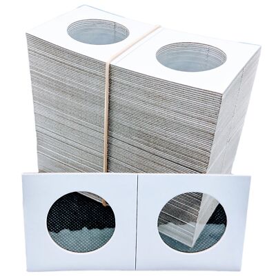 1000 2x2 Guardhouse Half Dollar Coin Holder Mylar Cardboard Storage 50 ...