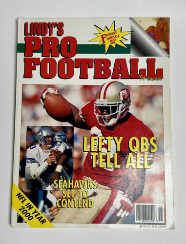 1994 ANNUAL LINDY'S PRO FOOTBALL MAGAZINE Lefty QBs Tell All RICKY ...