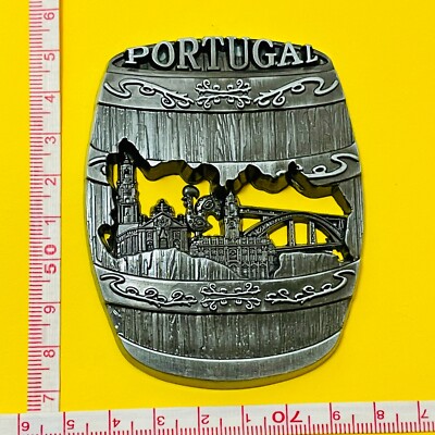 PORTUGAL / MAP / METAL FRIDGE MAGNET / SOUVENIR | eBay