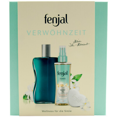 Fenjal Set de Cadeau 1 X Verwöhnzeit Crème Huile Bain - Body - Main ...