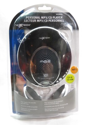 New/Sealed Nexxtech Personal Portable CD Player, Mp3 120-Sec Anti-Skip ...