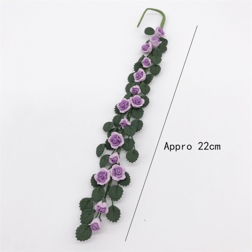 Durable Dollhouse Miniature Mini Doll Accessories Finished Flower | eBay