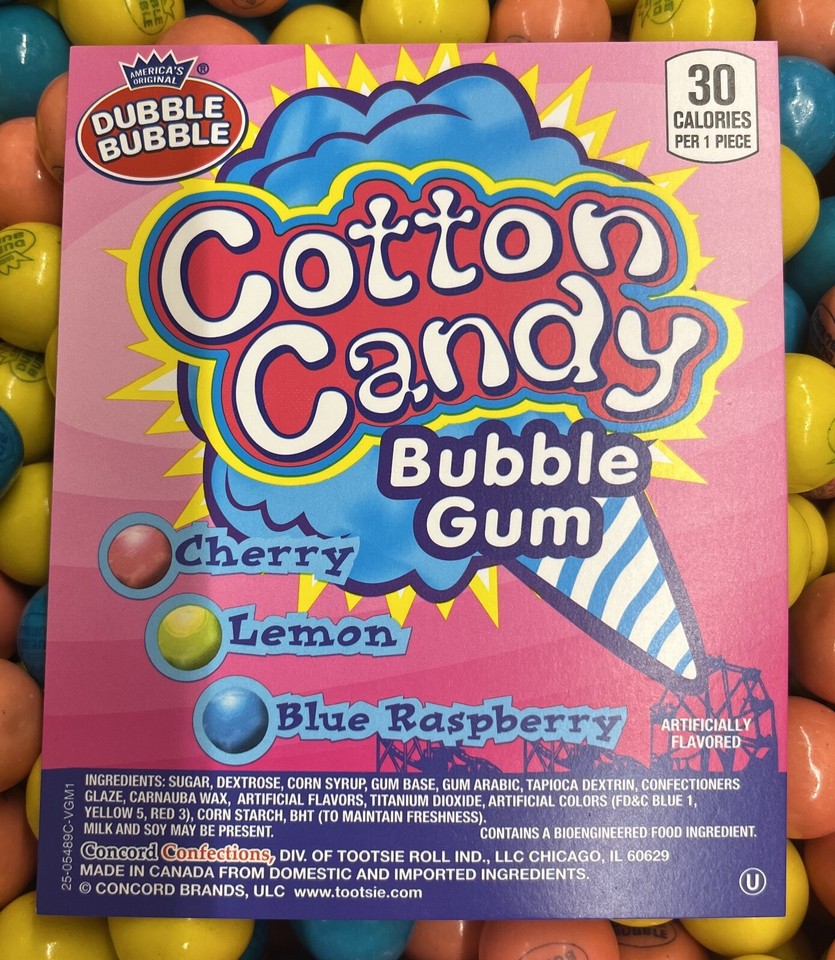Dubble Bubble Cotton Candy Gumballs 1 Pound | eBay