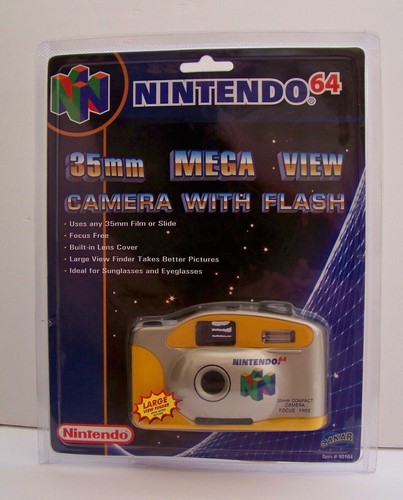 Vintage Nintendo 64 Promo 35mm Film Camera NEW - yellow - N64 | eBay