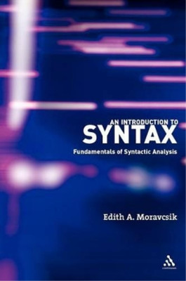 Edith A. Moravcsik An Introduction to Syntax (Poche) | eBay