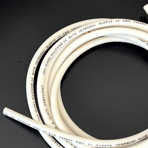 White By The Foot High Voltage Wire NEON Sign Wire GTO-15 Paige Tuf ...