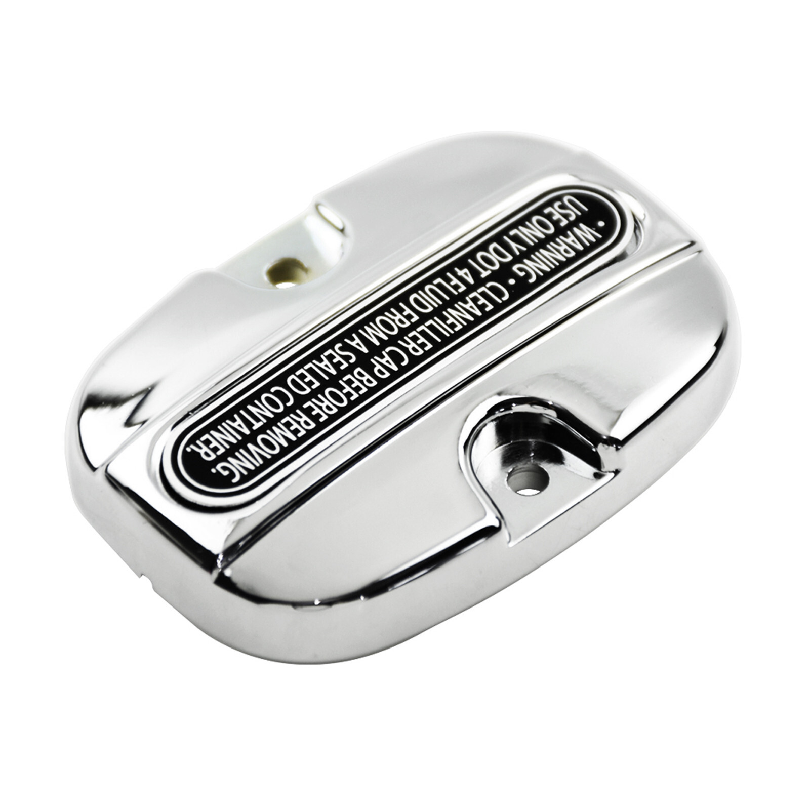 Chrome Rear Brake Master Cylinder Lid Cover Fit For Harley Touring ...