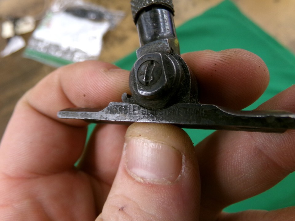 MARBLES V2 PEEP SIGHT STEVENS IDEAL RIFLES 22CAL-44CAL VINTAGE TANG ...