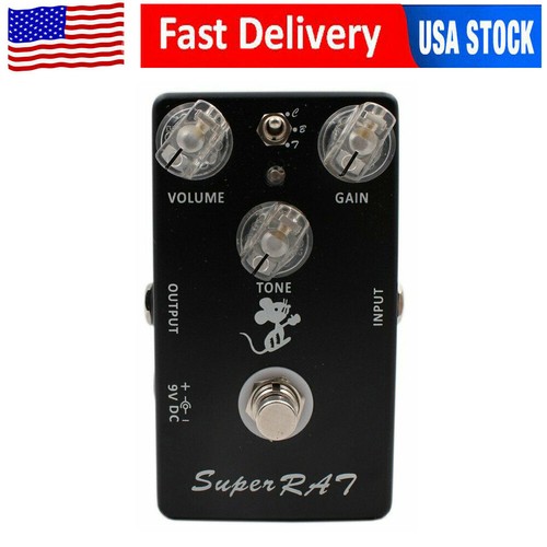 Mosky Classic Rat Boost Turbo Rat Distortion Guitar Effect Pedal Tone ...