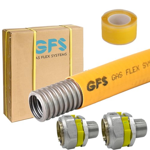 GFS Contractors Kit Flexible Gas Pipe DN20 CSST Pipe For Gas - 22mm ...