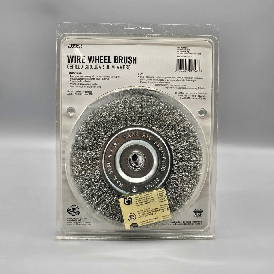 Coarse Wire Wheel Brush 6" #2099695 | eBay