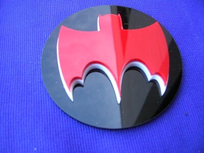 BATMAN 3D ART sign new emblems Movies 3-D wheels Barris comic Batmobile ...