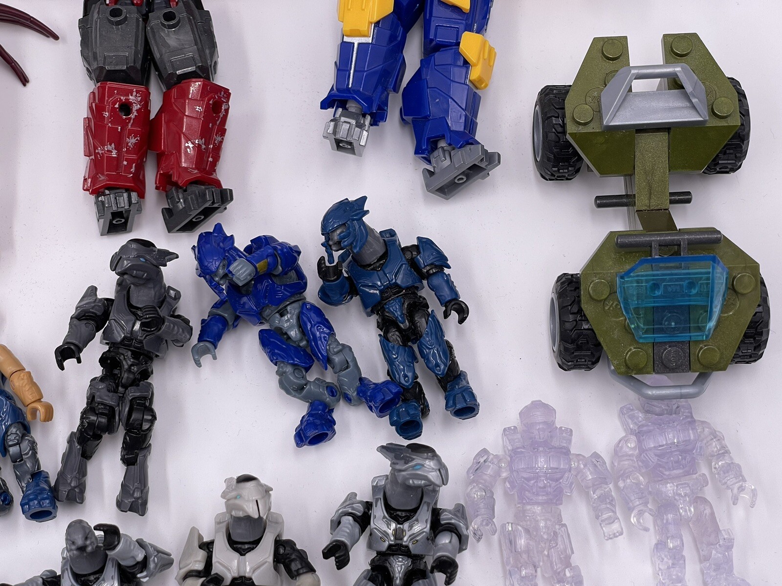 MEGA Bloks Construx Halo COD God Of War Predator 75+ Mini Figures & 90 ...