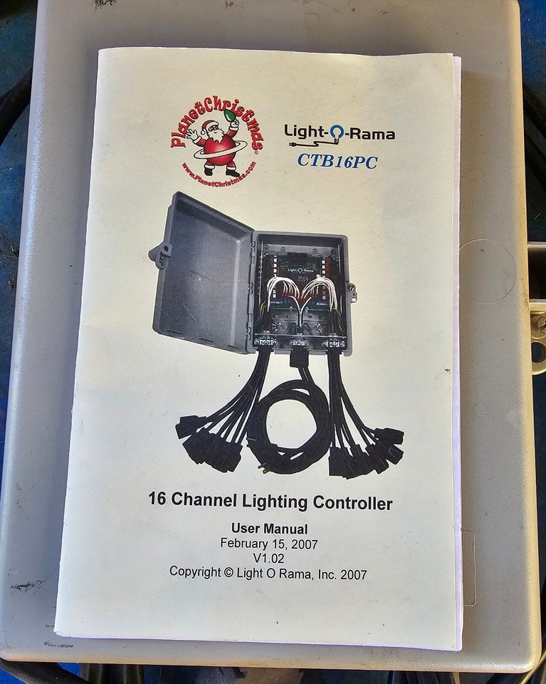 Light-o-rama Controller Residential Series - CTB16PC 16 Channel Light ...