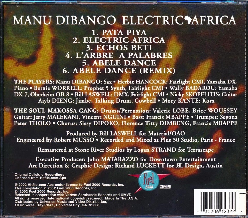 CD Manu Dibango - Electric Africa | eBay