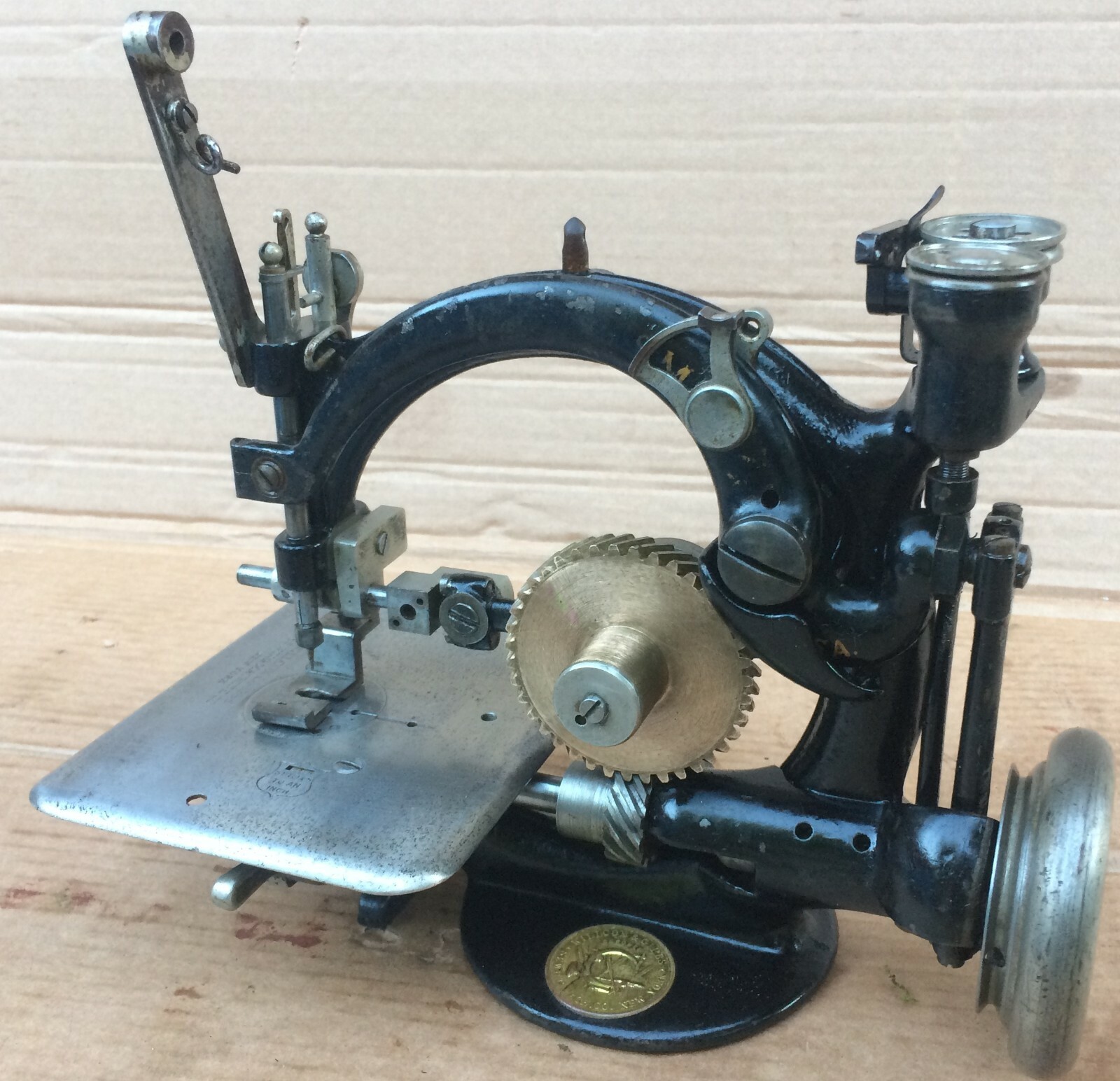 Wilcox and Gibbs Picot Chain stitch Sewing machine | eBay