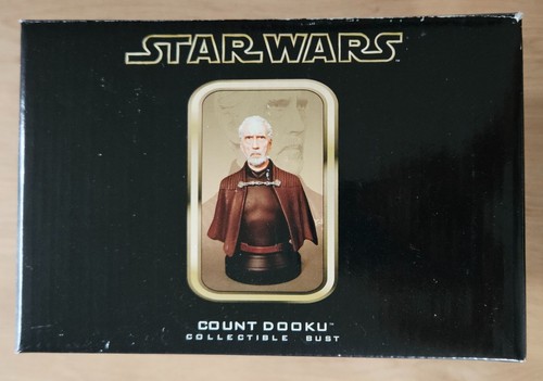 Gentle Giant Star Wars Mini Bust Count Dooku Attack Of The Clones 1/6 ...