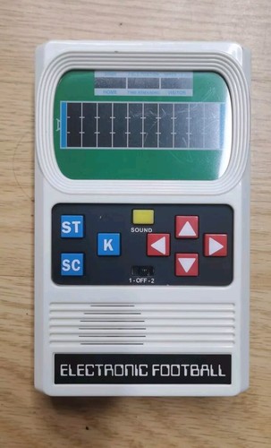 Vintage Mattel Basic Fun Electronic Football Handheld Game TESTED WORKS ...