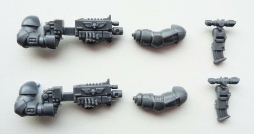 Warhammer 40K x2 Space Marine Primaris Intercessor Bolt Rifle & Arms (D ...