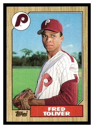 1987 Topps #63 Fred Toliver - Philadelphia Phillies | eBay