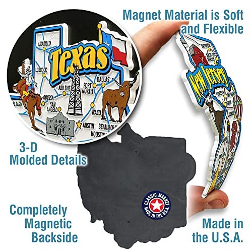 Missouri Jumbo State Magnet By Classic Magnets Collectible Souvenirs ...